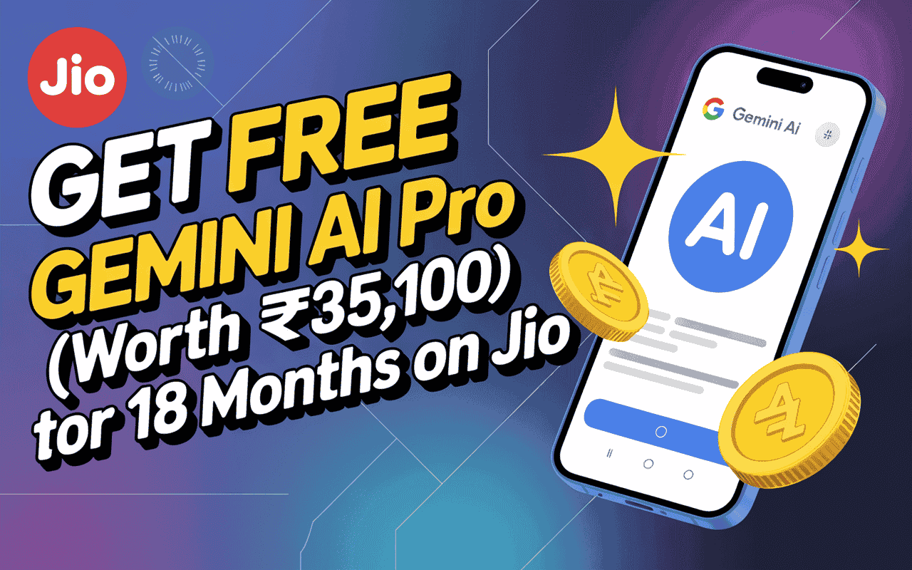 Get Free Gemini Ai Pro Worth 35 100 For 18 Months On Jio