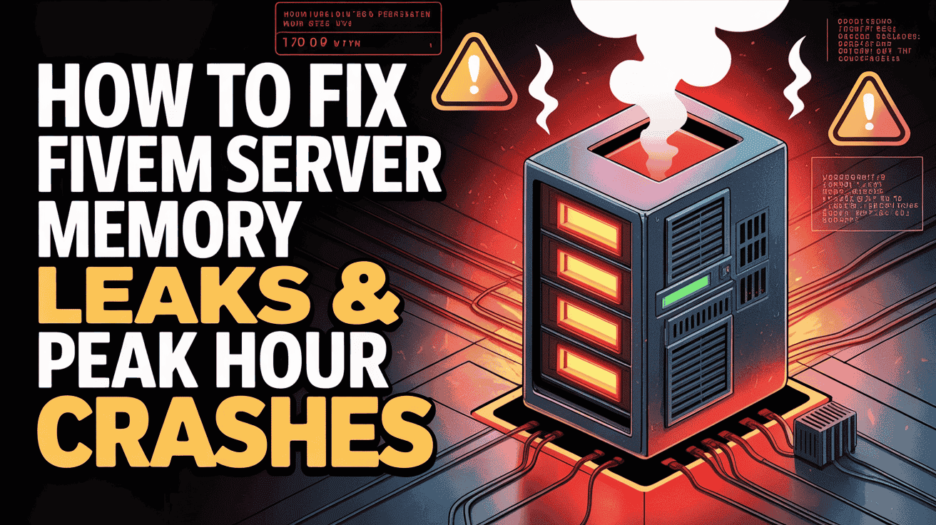 How to Fix FiveM Server Memory Leaks & Peak Hour Crashes 2026